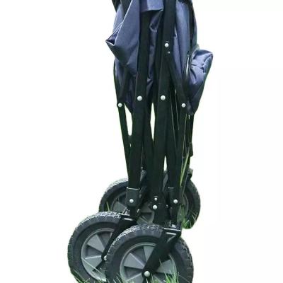 China Portable 20LBS Outdoor Utility Folding Wagon Cart for Camping and Beach Fun for sale