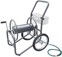 China Two-wheel Garden Hose Reel Cart The Perfect Solution for Outdoor Watering for sale