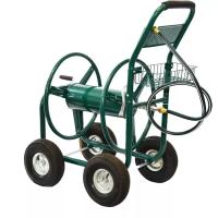 China Outdoor Watering Garden Hose Reel Cart 19LBS Capacity for Easy Irrigation Solutions for sale