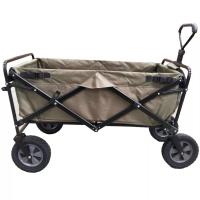 China Outdoor Four-wheel Iron Folding Cart with Oxford Cloth Construction for sale