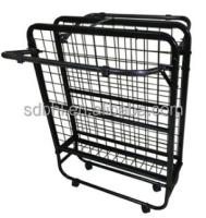 China Customized Logo Heavy Duty Folding Simple Frame with Wheels Durable Construction for sale