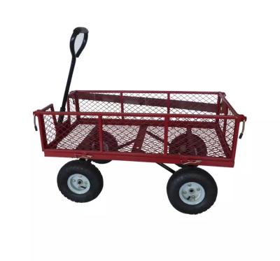 China Outdoor Heavy Duty Garden Trolley Wagon Cart with 17KGS Weight Capacity and Versatile for sale