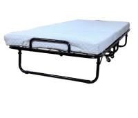 China Foldable Iron Folding Camp Bed Twin Size for Bedroom Hotel Home Living Room Storage for sale