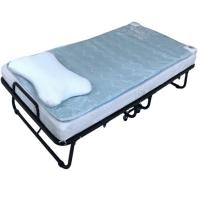 China Foldable Iron Folding Camp Bed Twin Size for Bedroom Hotel Home Living Room Storage for sale