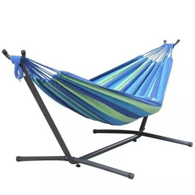 China Double Person Portable Metal Hammock With Stand For Living Room Weight Capacity 260KGS for sale