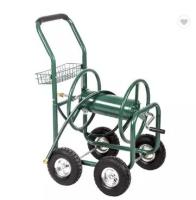 China Green Portable Garden Yard Water Planting Hose Reel Cart for Strong and Sturdy Design for sale
