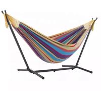China Enjoy Your Leisure Time with Portable Standing Hammock Chair and Double Hammock Stand for sale