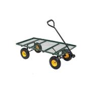 China 500KGS Weight Capacity Heavy Duty Four Wheels Garden Cart for Outdoor and Durable Mesh for sale