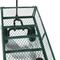 China 500KGS Weight Capacity Four-wheel Mesh Trolley Moving Carts at Qingdao Port of Loading for sale