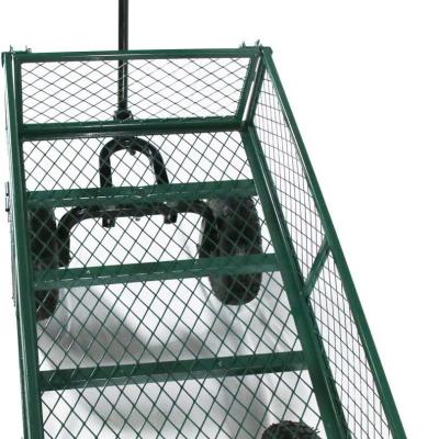 China 500KGS Weight Capacity Four-wheel Mesh Trolley Moving Carts at Qingdao Port of Loading for sale