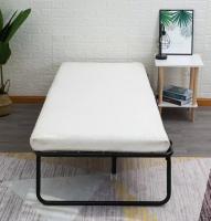 China Metal Iron Frame Foldable Single/Twin Canopy Bed for Space-Saving in Hotels and Home for sale