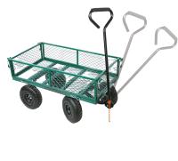 China Four-wheel Mesh Trolley Moving Carts with 86*46*85 Dimension and 300KGS Weight Capacity for sale