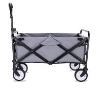 China Green 4 Wheel Hand Trolley Cart for Easy Transport at Outdoor Parties and Camping for sale
