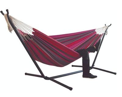 China Experience Comfort in the Outdoors with Customized Color Portable Hammock and Stand for sale
