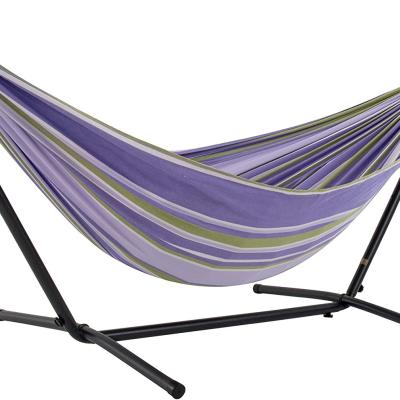 China Portable Free Standing Double Hammock With Stand For Outdoor Activity In Qingdao Port for sale