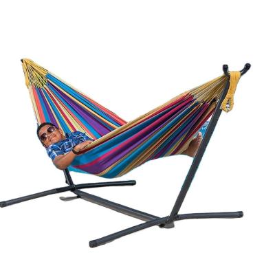 China Adjustable Metal Stand Camping Hammock for Style Outdoor Camping Easy Collapsible for sale