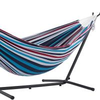 China Strong Portable Camping Hammock With Metal Stand Style and Easy to Set Up for Outdoor for sale