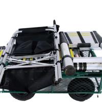 China 17KGS Weight Capacity Metal Mesh Cart Wagon for Outdoor Activities Four Wheels for sale