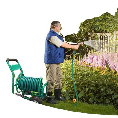 China Sturdy and Durable Wheeled Water Hose Reel Storage Cart Dimension L x W x H 60*102*42.5 for sale