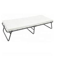 China Portable 8cm Foam Super Single Folding Bed With Mattress for Outdoor Adventures for sale