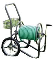 China Portable Heavy Duty Garden Lawn Water Hose Reel Storage Cart Perfect for Large Gardens for sale