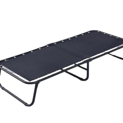 China Mail Packing Y Morden Easy Assembling Black Strong Camping Folding Bed Foldable Bed for sale