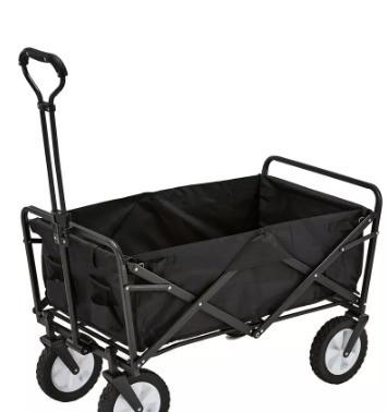 China 86*46*85 Collapsible Garden Cart Wagon for Outdoor Picnics and Camping Tools Included for sale