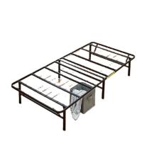 China Sleep Soundly on a Customized Folding Metal Double Twin Bed with Steel Iron Mesh Net for sale