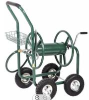 China 19LBS Heavy Duty Garden Yard Water Planting Hose Reel Cart Two-wheel Maneuverability for sale