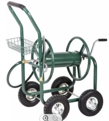 China 19LBS Heavy Duty Garden Yard Water Planting Hose Reel Cart Two-wheel Maneuverability for sale