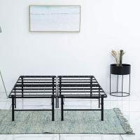 China Mail Packing Heavy Duty Folding Metal Bed Frame for King Size Space Saving Easy Assembly for sale