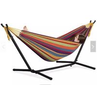 China Indoor Outdoor Garden Hamaca Colgante Portable and Comfortable Canvas Hammock for sale