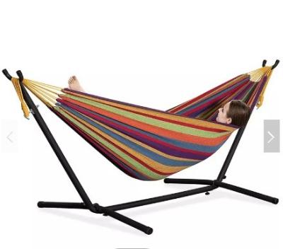 China Indoor Outdoor Garden Hamaca Colgante Portable and Comfortable Canvas Hammock for sale