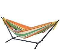 China Outdoor Swing Bed Double Hammock with Stand and Carry Bag Customized Color 20LBS Capacity for sale