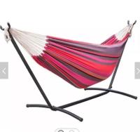 China 260KGS Weight Capacity Macrame Hammock With Stand Easy Collapsible Fast Turnaround for sale
