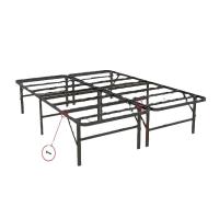 China Customized Logo School Twin Size Black Full Metal Bed Frame for School Logo Branding for sale