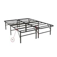 China Coastal Design King Iron Frame Bed Simple Strong and Easy to Fold for a Luxurious Sleep for sale