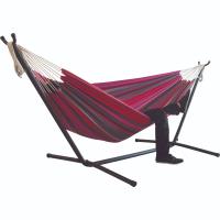 China Portable Double Hammock Stand with 300LBS Weight Limit and Easy Collapsible Design for sale