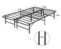 China Hotel Bedroom Furniture Comfortable Metal Bedframe with and Environmental Protection for sale