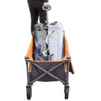China All Terrain Wheels Iron Beach Wagon for Outdoor Camping and Collapsible Folding Design for sale