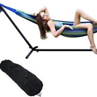 China Free Samples Low MOQ Custom Macrame Hammock With Stand for 260KGS Weight Capacity for sale