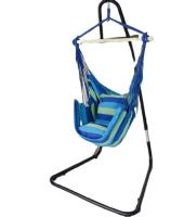 China Multiple Adjustable Weather Resistant Curved Hammock Chair Swing Stand for Modern Living Room for sale