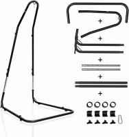 China Adjustable Curved Hammock Chair Swing Stand For Hanging Chair Lounger Easy Collapsible for sale