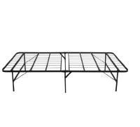 China Modern Black Metal Single Bed that Folds for Easy Storage in Limited Space and Convenient for sale