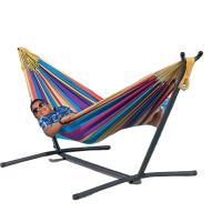 China Folding Stainless Steel Canvas Hammock With Stand Your Outdoor Relaxation Solution for sale