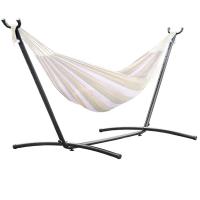 China Double Person Portable Metal Hammock With Stand in Modern Design for Outdoor Adventure for sale
