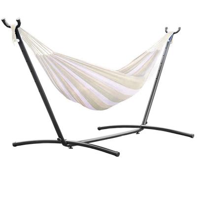 China Double Person Portable Metal Hammock With Stand in Modern Design for Outdoor Adventure for sale