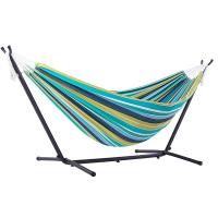 China Double Person Portable Metal Hammock With Stand in Modern Design for Outdoor Adventure for sale