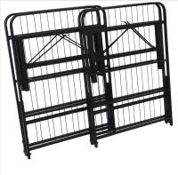 China Foldable Metal Folding Bed Frame for Bedroom Hotel or Outdoor Folded Yes King Size for sale