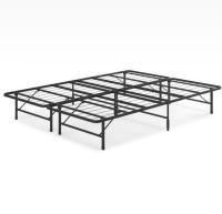 China Foldable Metal Folding Bed Frame for Bedroom Hotel or Outdoor Folded Yes King Size for sale